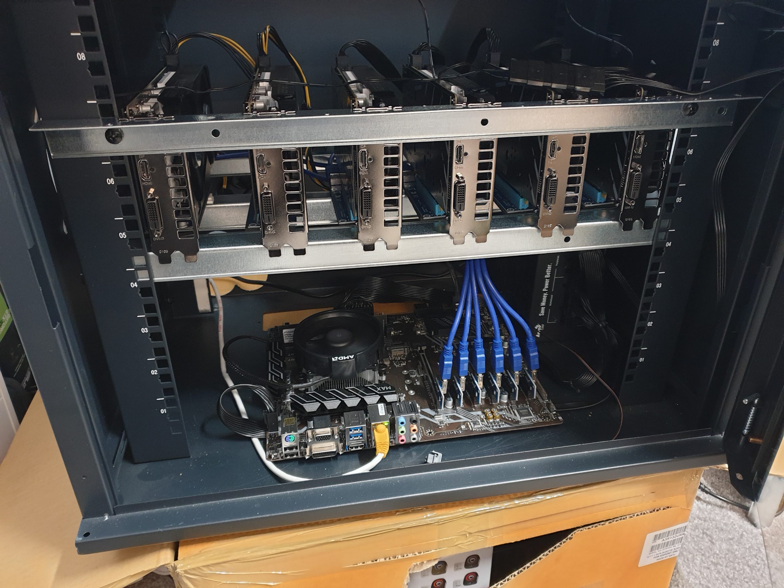 Raining ETH Miner - 5 Card Package - Mining Rig UK